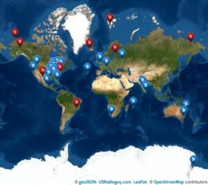 Ground Station Map - USRadioguy.com