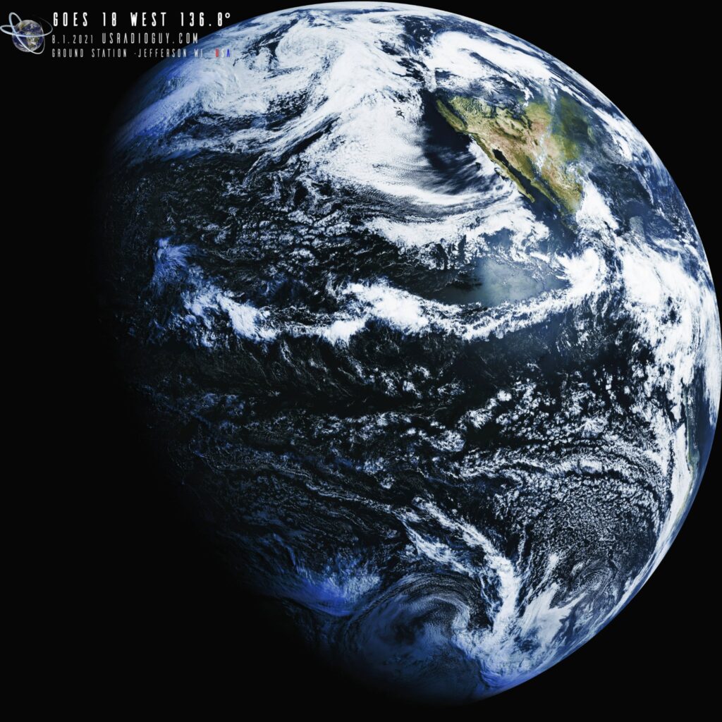 GOES-18 HRIT- First Light Imagery - USRadioguy.com