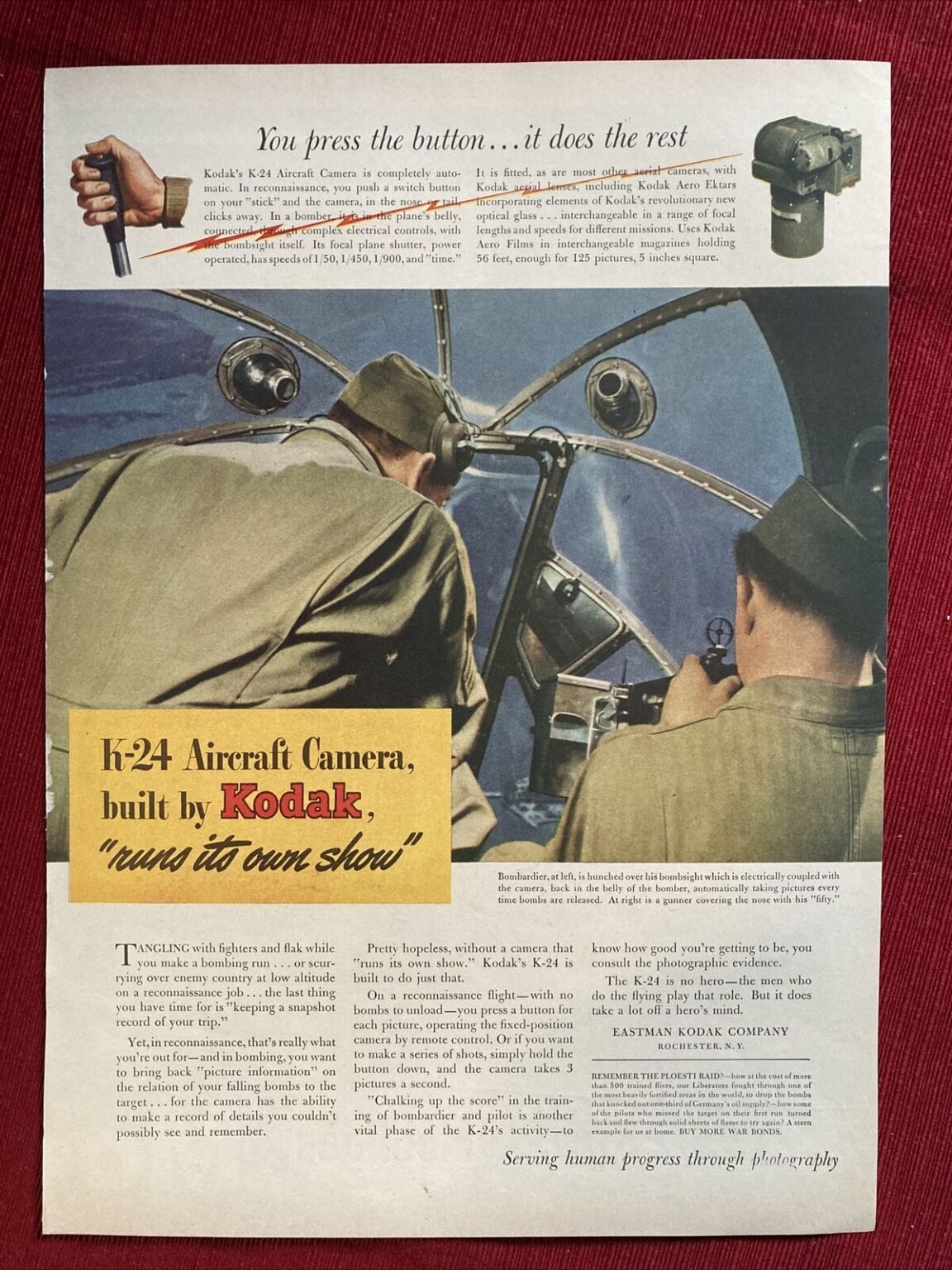 WWII K-24 Aerial Camera - USRadioguy.com